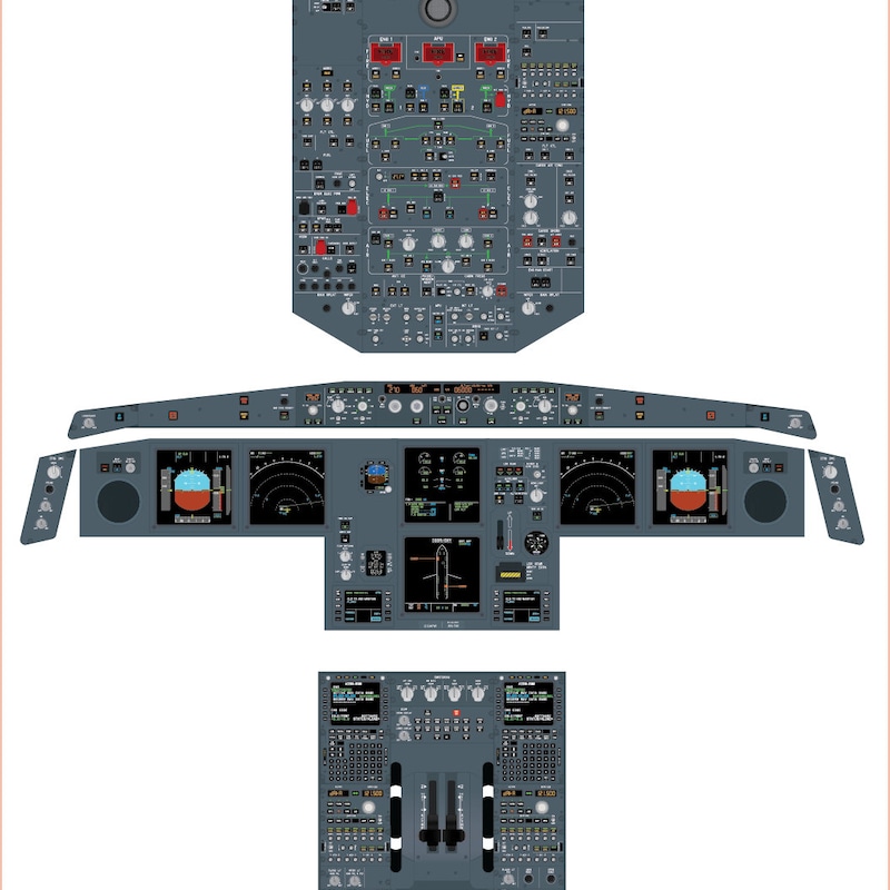 Airplane Art A330 - Etsy UK