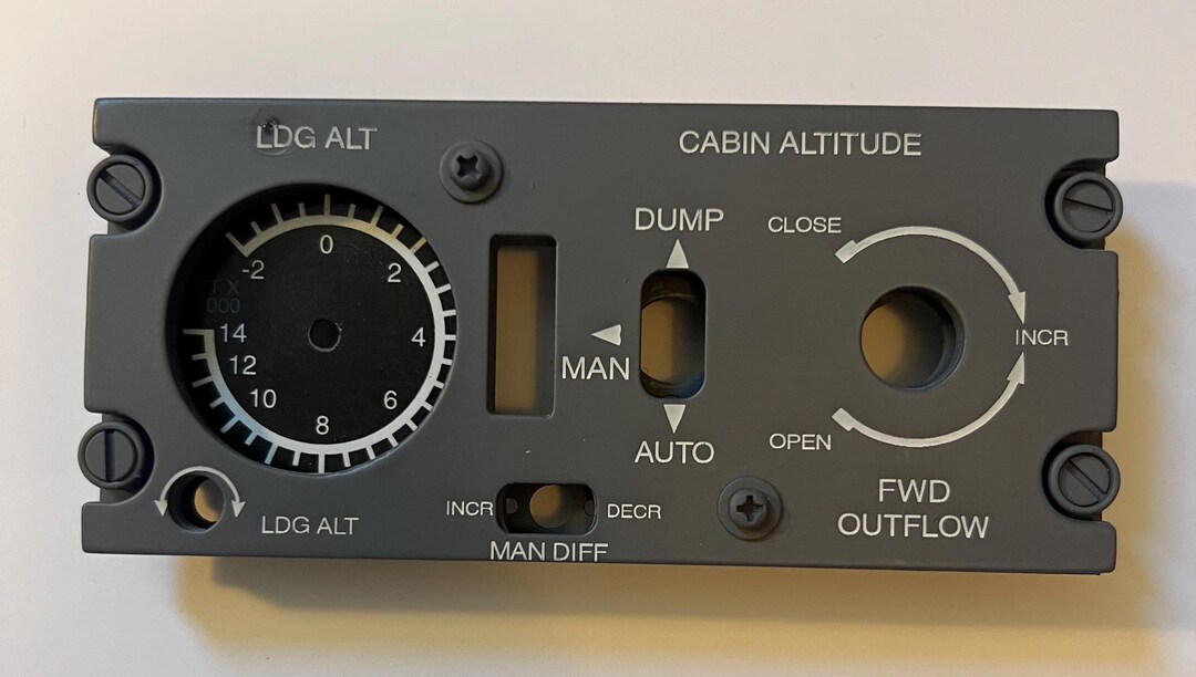 Q400 Cabin Altitude Control Panel - Etsy