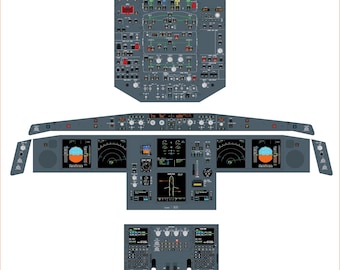 Airbus A321 NEO Cockpit Poster (digital Download) – Pilot Training ...
