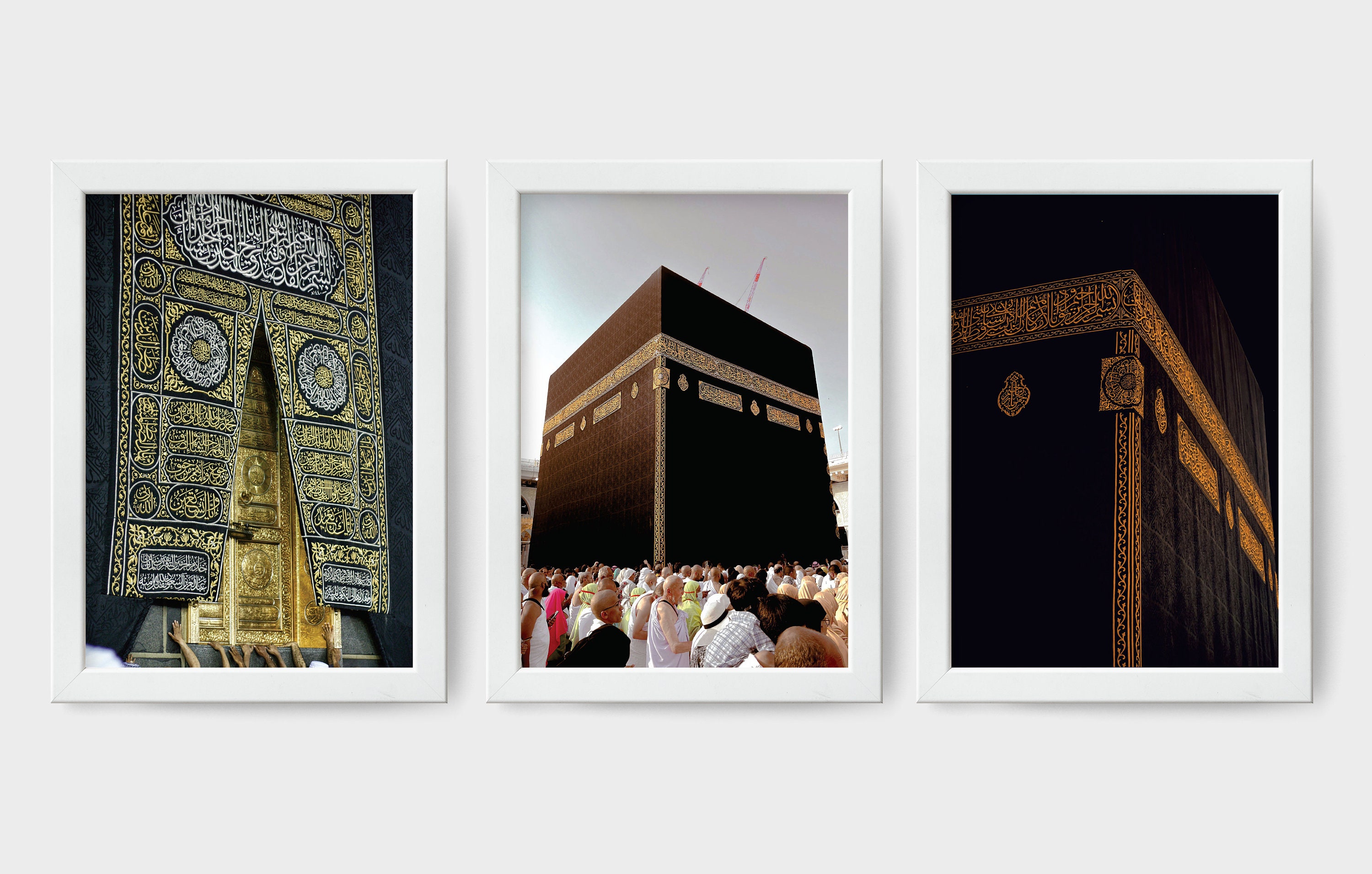 Kabah Poster Set of 3 , Kaaba Print , Hajj Gift , Umrah Gift , Makkah Print , Mecca Poster ...