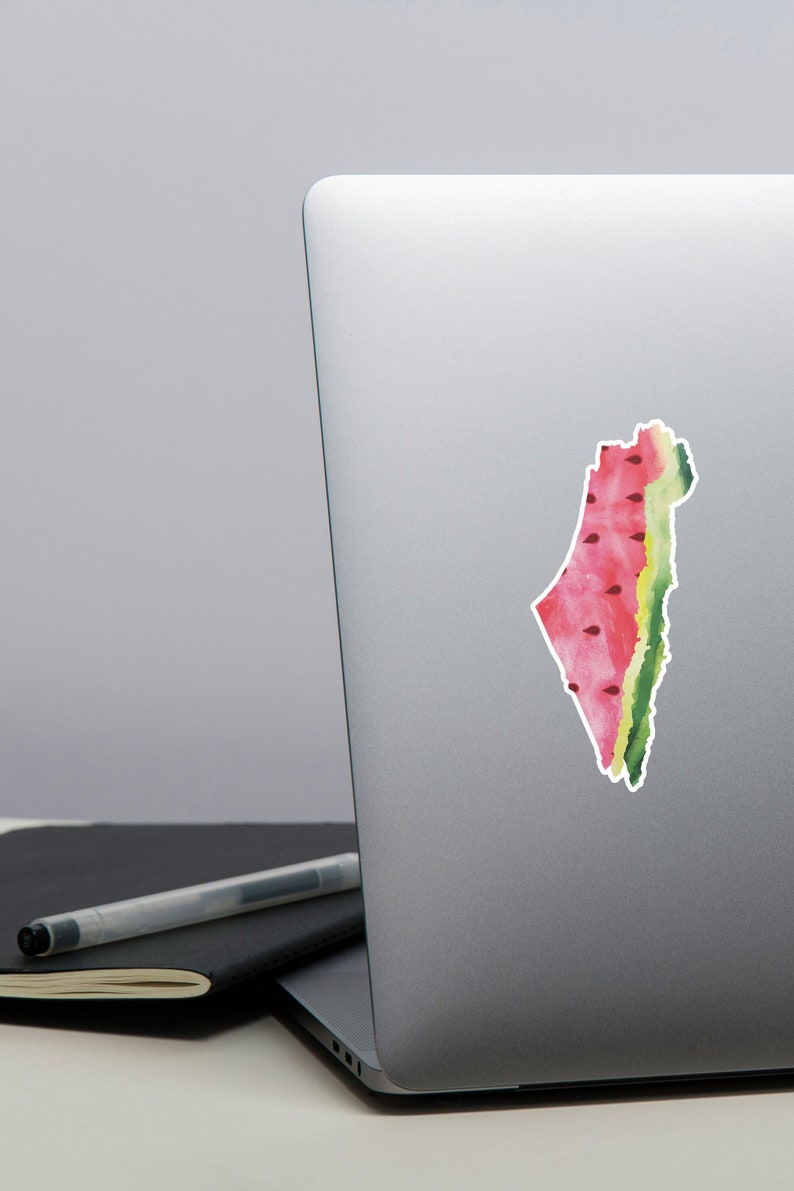Palestine Map Sticker X3 - Watermelon Map Sticker - Free Palestine ...