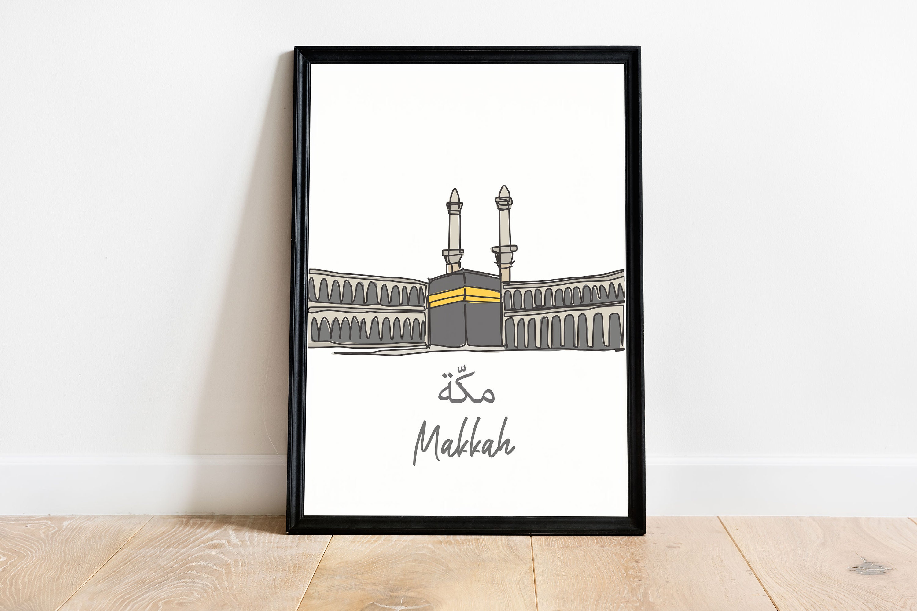 Holy Kabah Poster , Makkah Print , Mecca Poster , Islamic Home Decor ...