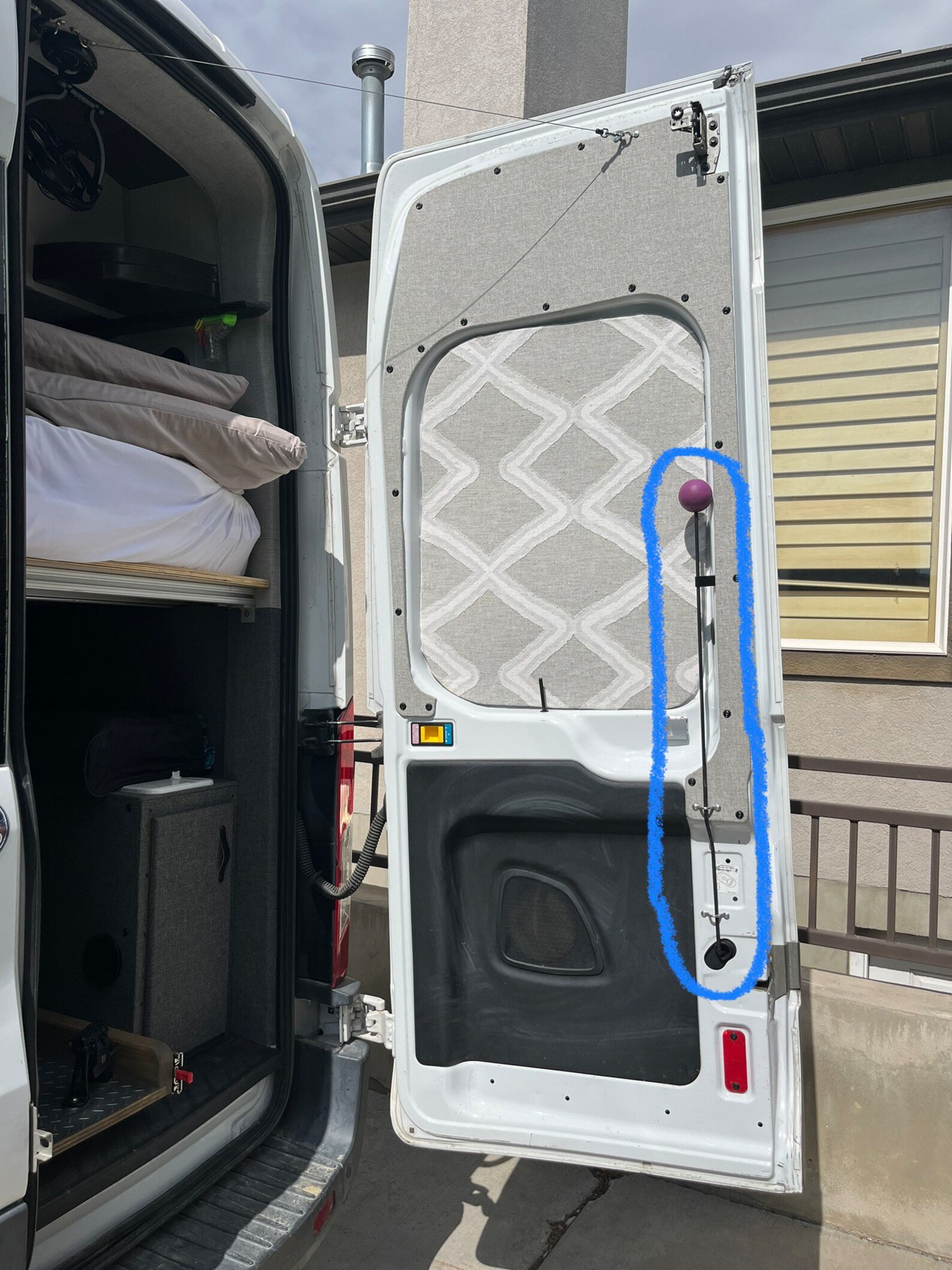 Ford Transit Rear Door Opener Extension - Etsy