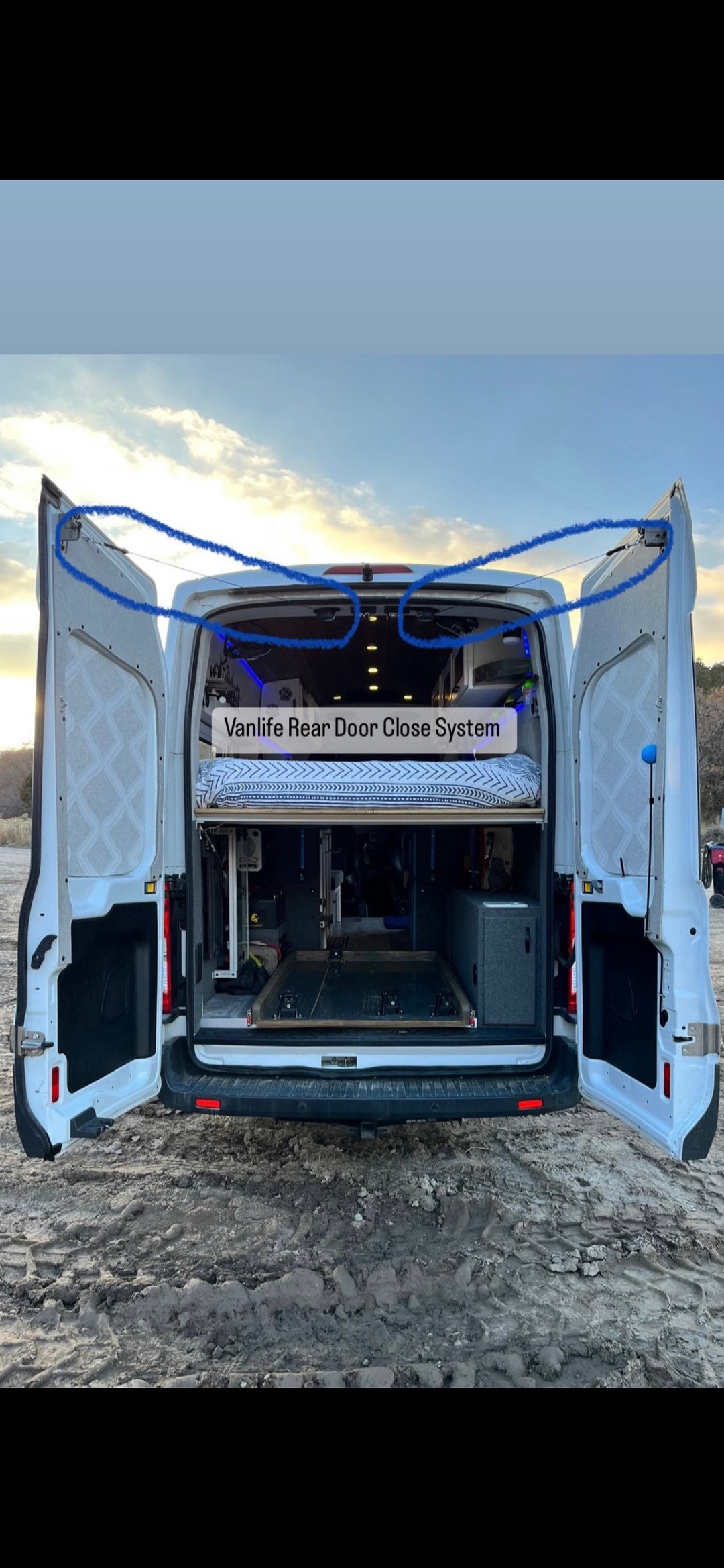 Rear Door Easy Close System for Ford Transit, Sprinter and Promaster - Etsy