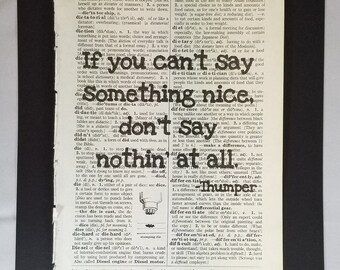 Say Something Nice | Etsy