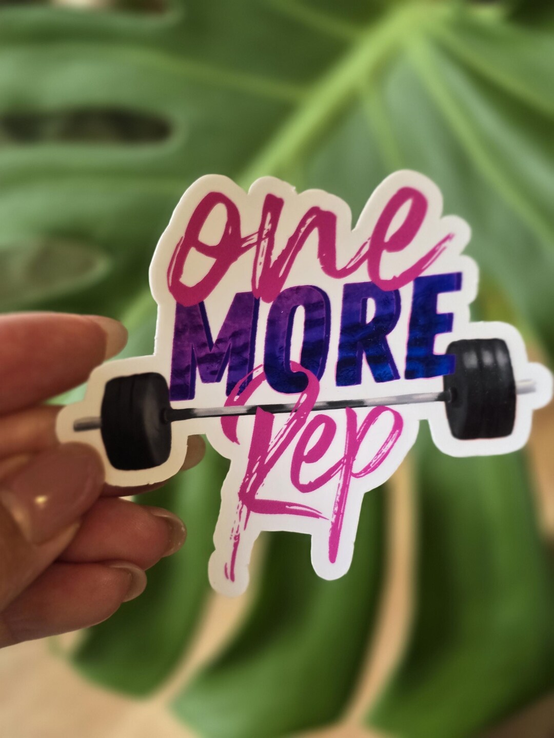 One More Rep Sticker - Weatherproof Matte Finish by Lift Heavy Love ...