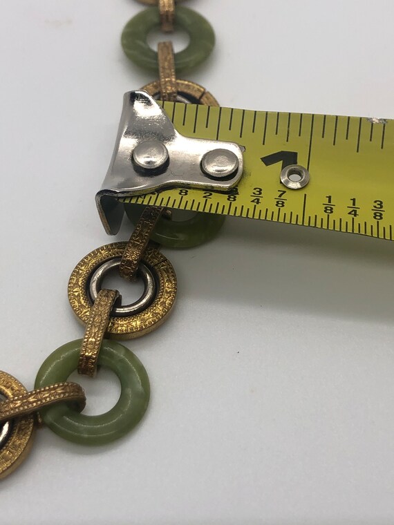 1920s Machine Age Art Deco Loops in Loops Bracelet in… - Gem