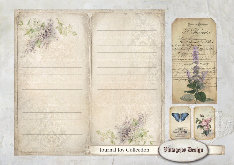 Journal Joy Travellers Notebook Sized Downloadable Journal Collection ...