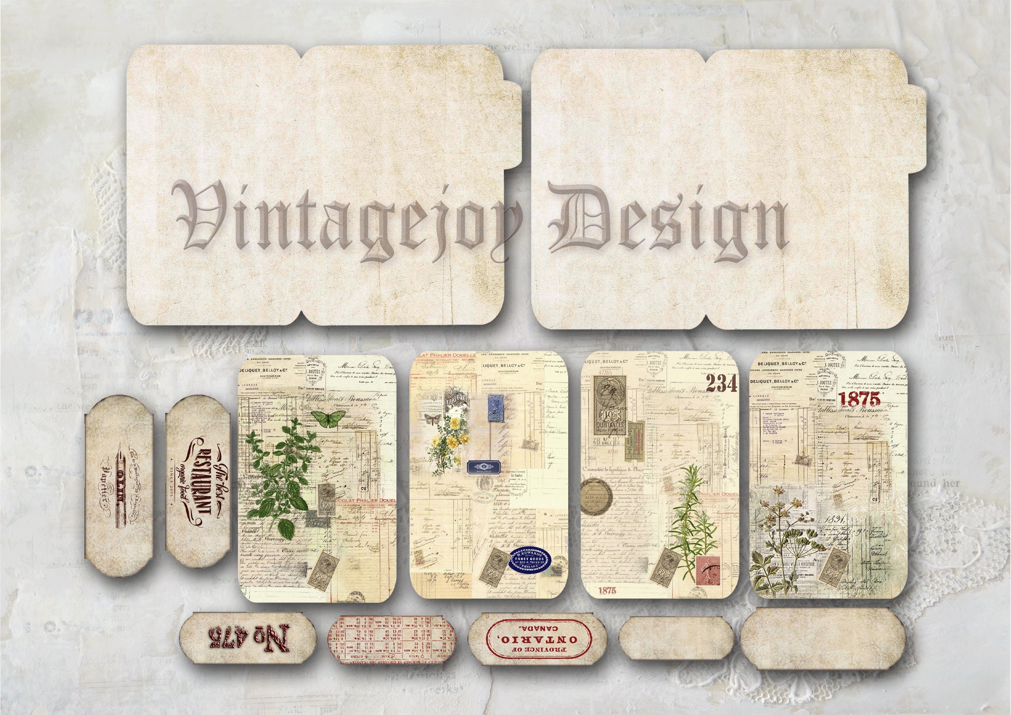 Creative Collage Digital Kit - Etsy