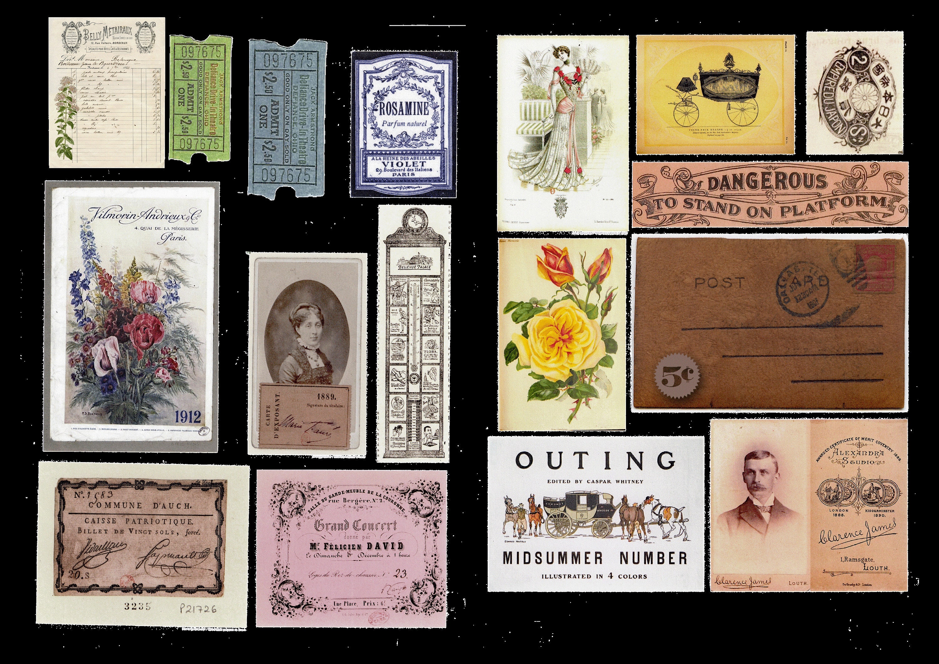 Creative Collage Digital Kit - Etsy