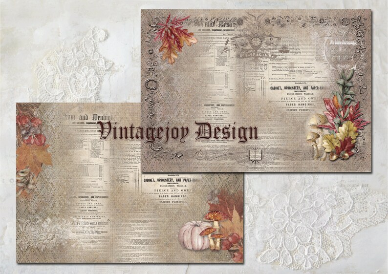 Moody Mushrooms,an Autumn Journal Collection - Etsy