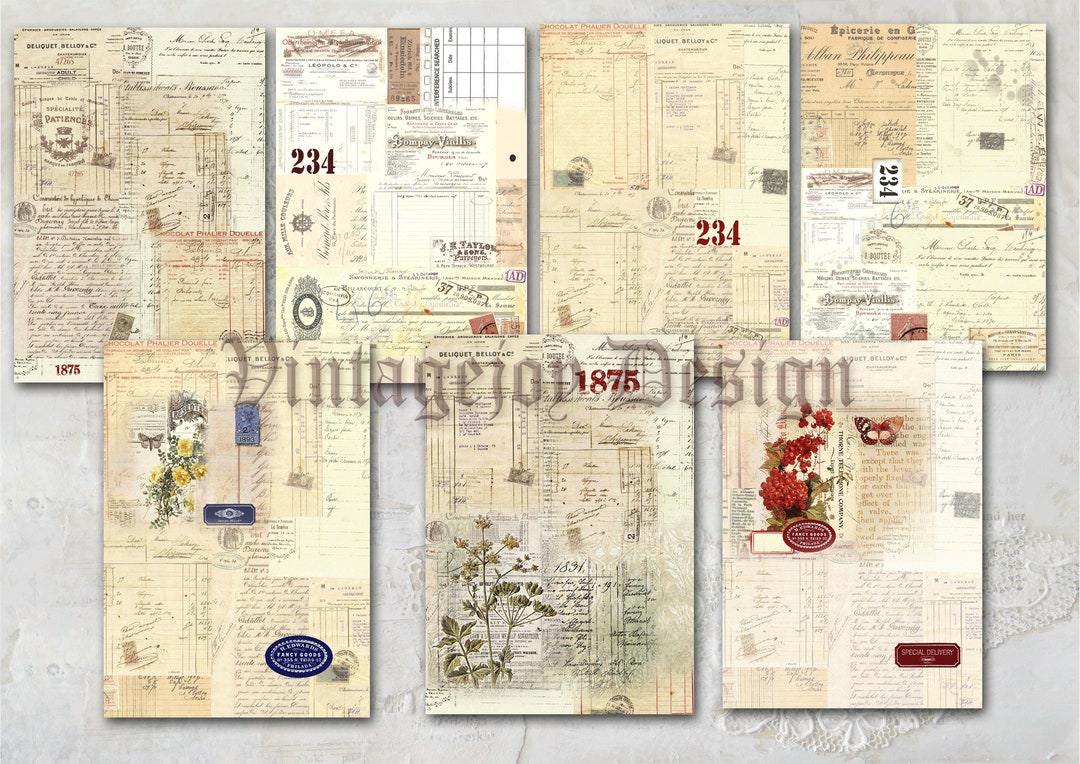 Creative Collage Digital Kit - Etsy