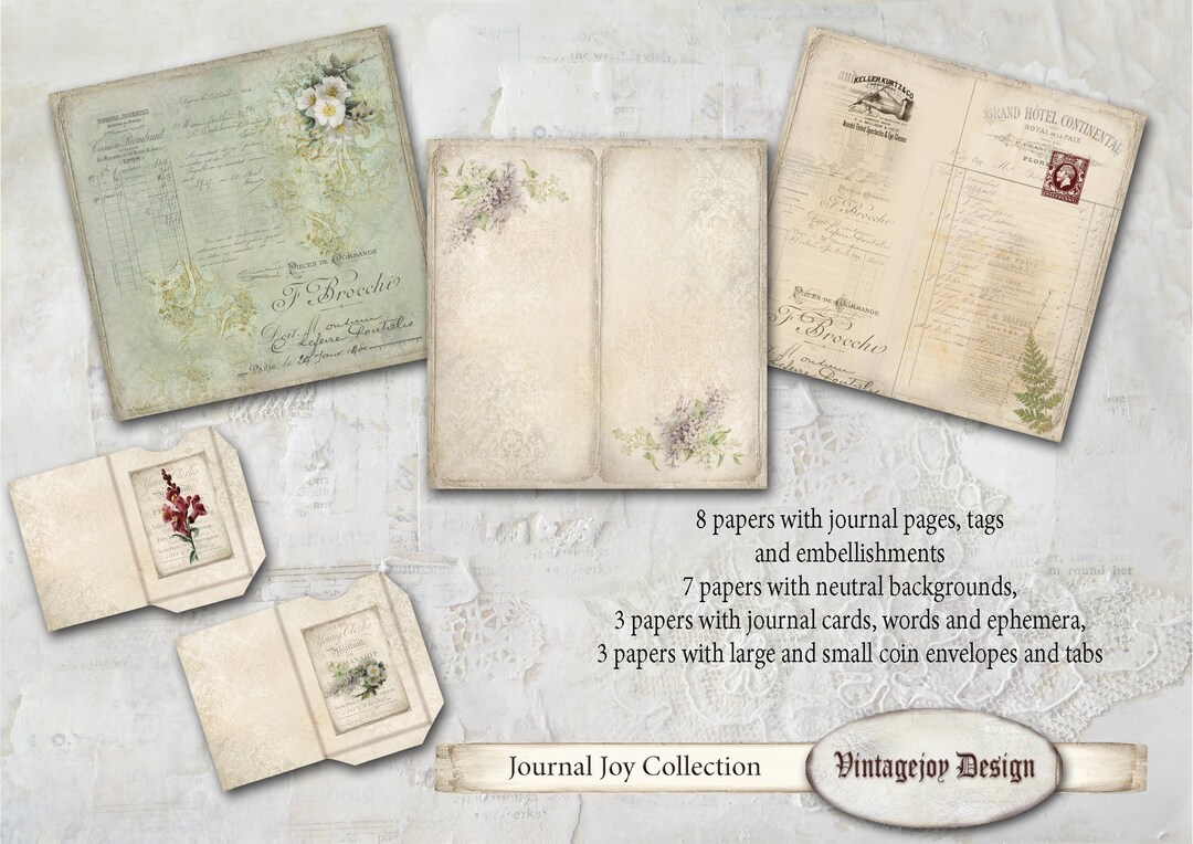 Journal Joy Travellers Notebook Sized Downloadable Journal Collection ...