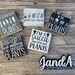 Rustic Mini Wood Plant Signs/charming Tier Tray and Shelf Decor - Etsy