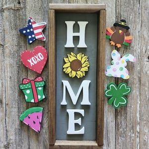 Customizable Home Sign With Attachments - Etsy