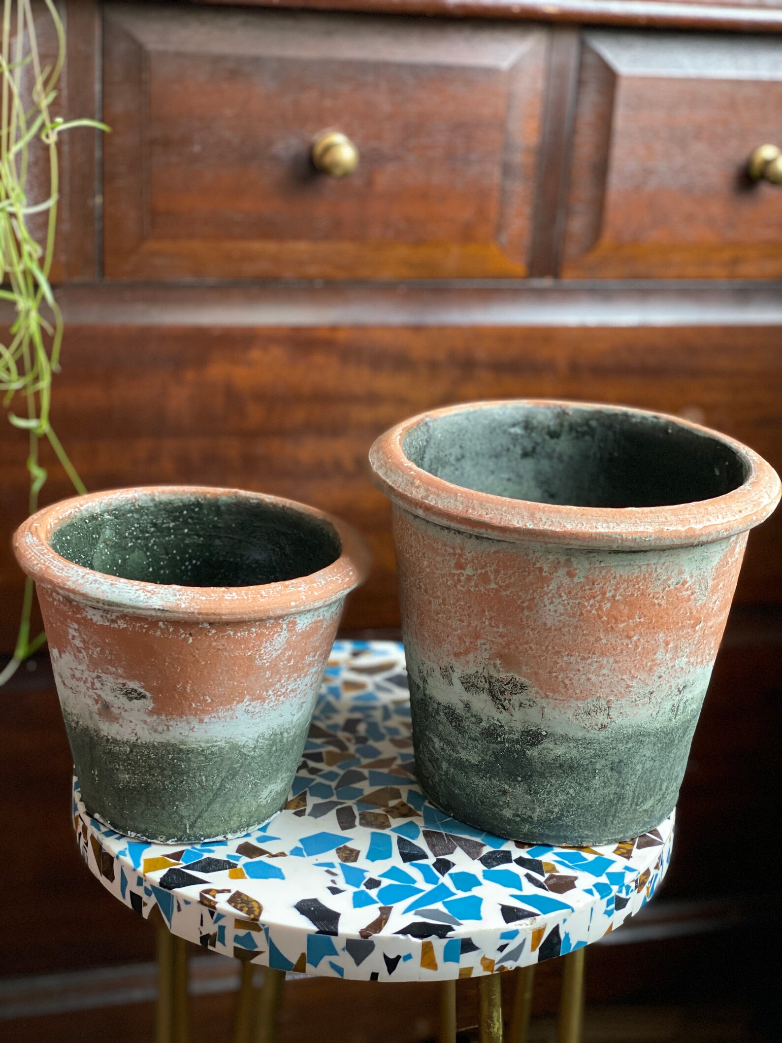 Rustic Plant Pot/indoors Plant Pot/house Plant Pot/distressed - Etsy UK