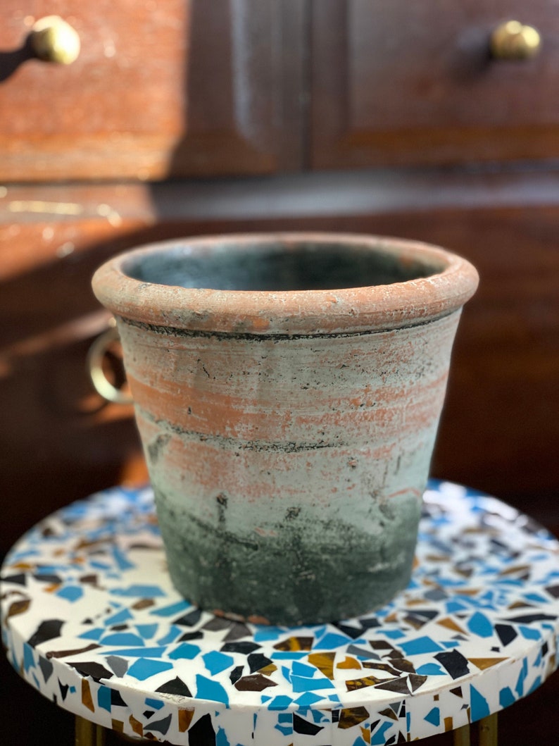 Rustic plant pot/Indoors plant pot/House plant pot/Distressed | Etsy