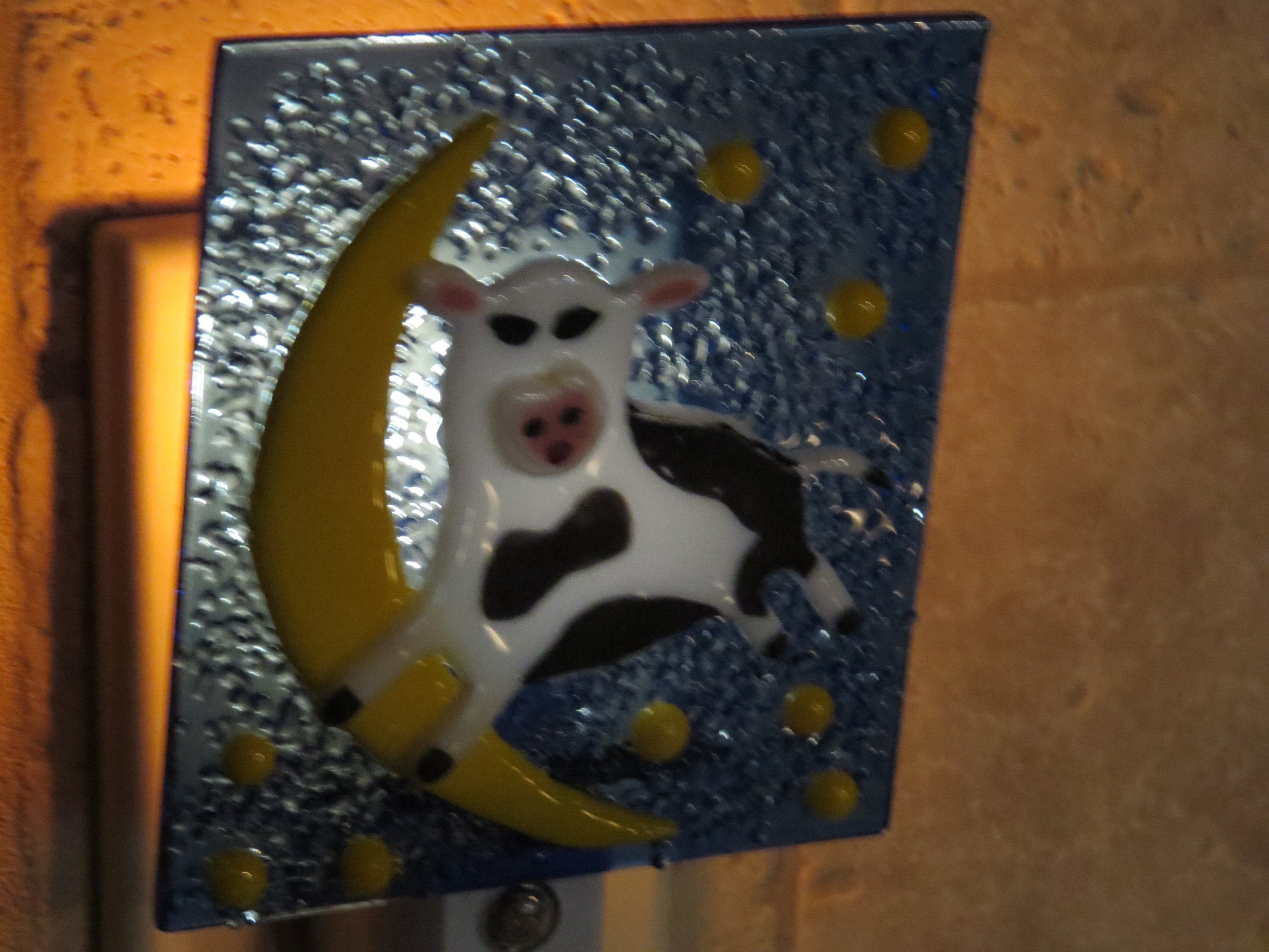 Cow Jumped Over the Moon Night Light Great For a Nursery | Etsy