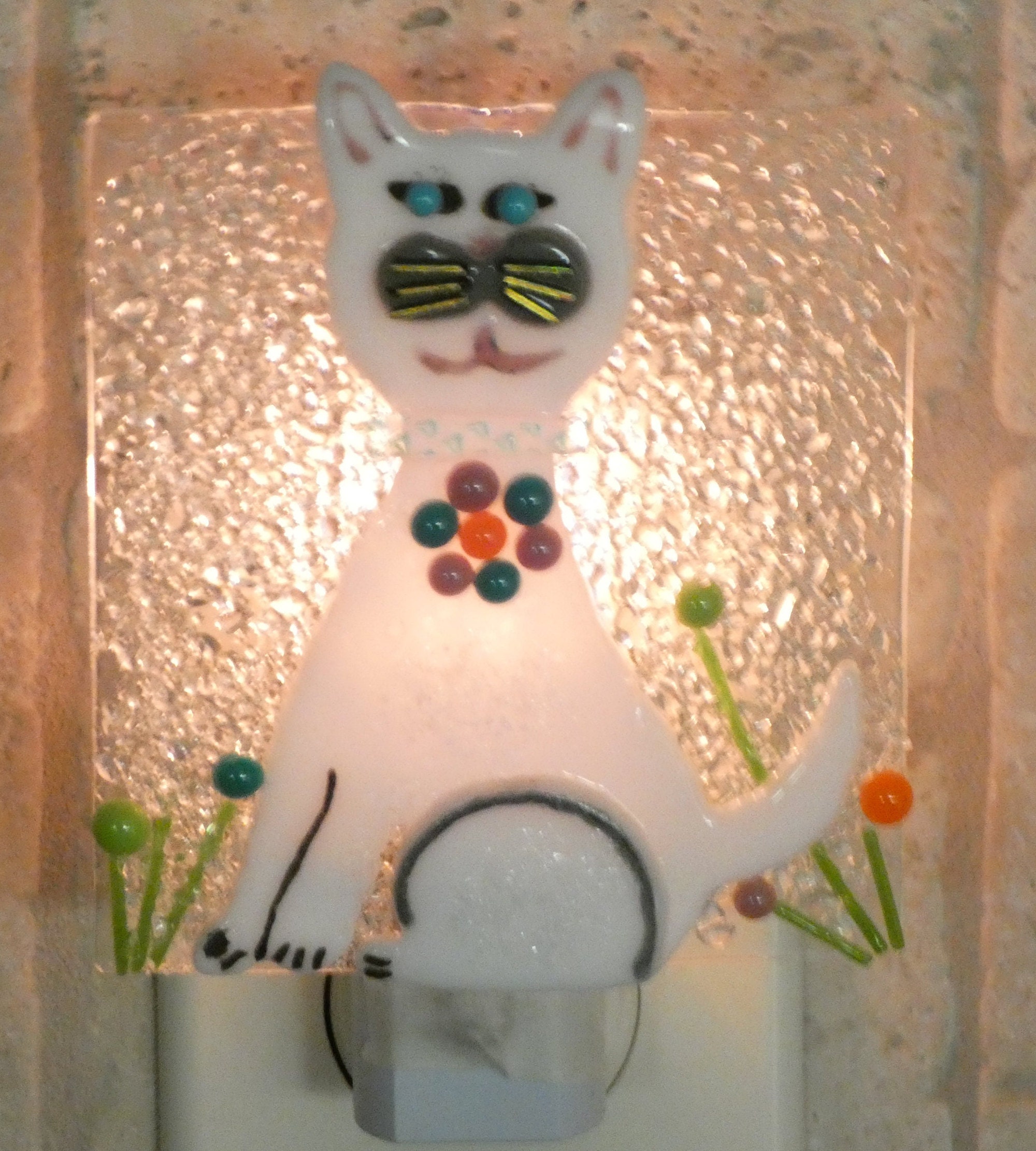Swanky Cat Night Light Great for a Girl Pet Lover or Just - Etsy