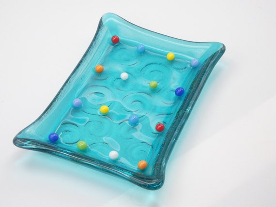 Fun Swirls Soap Dish A Modern Dish With a Colorful Functional - Etsy