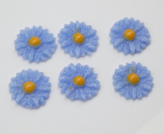 96 COE Freeze and Fuse Small Blue Daisy's Enhance Your - Etsy