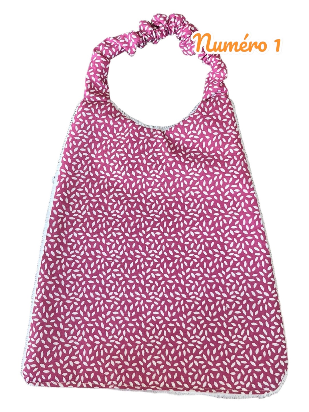 Soft Cotton Bib, Elastic Collar, Ideal for Baby Meals, Size 4/6 Months ...