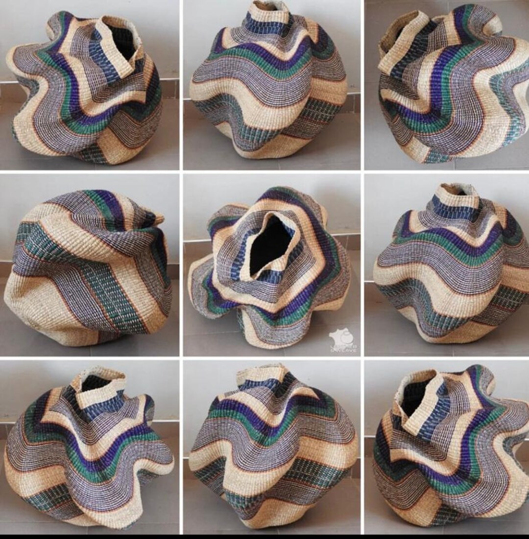Ghana Wave Basket - Etsy