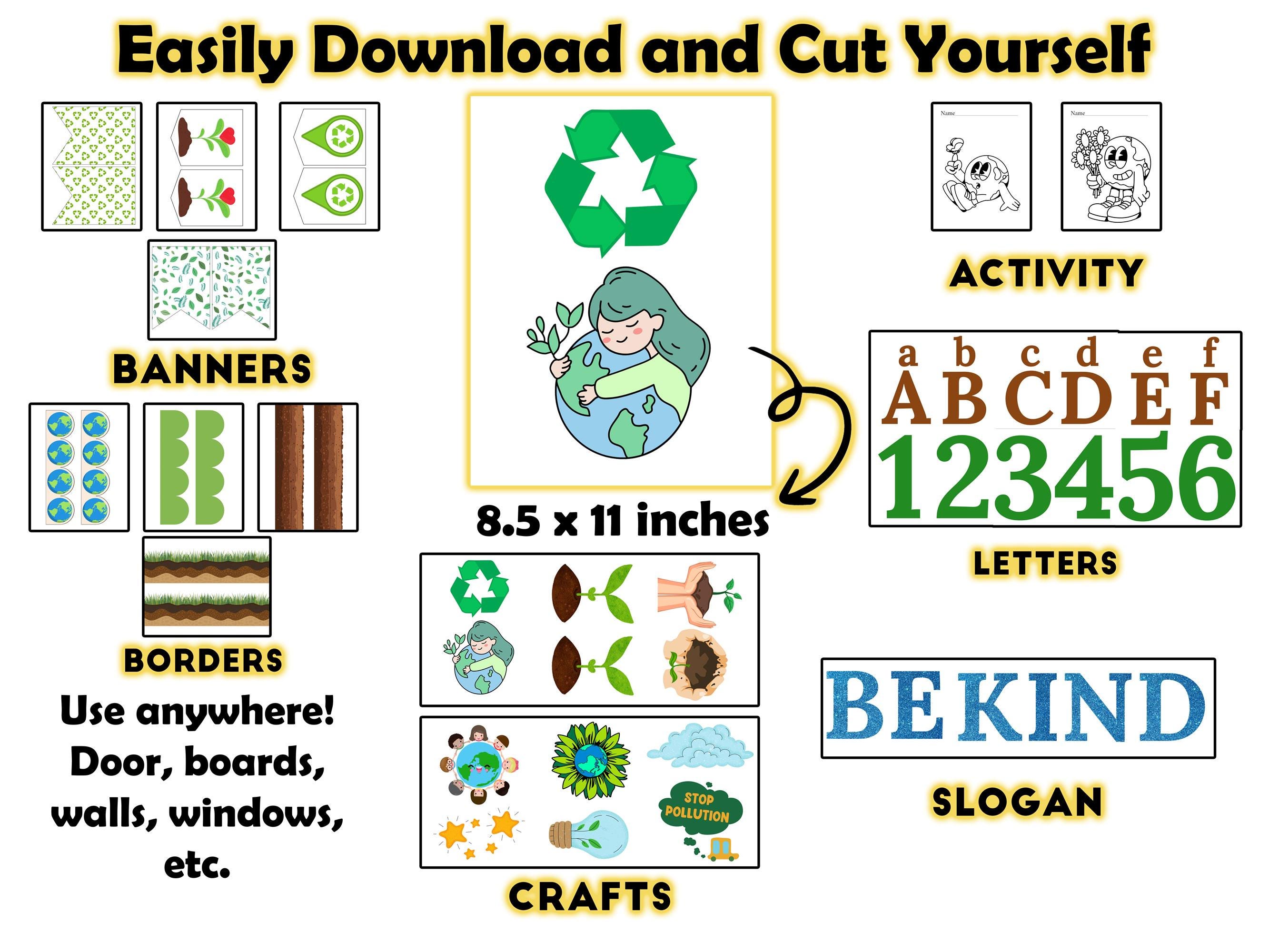 Earth Day Bulletin Board Kit: Classroom Decor (digital Download) - Etsy