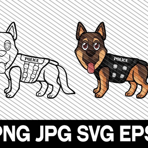 Police Dog - Etsy
