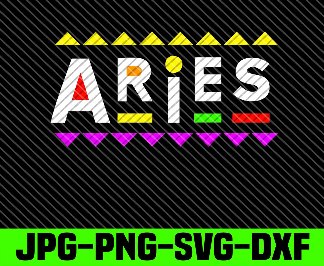 Aries, Zodiac Sign, Martin Style, SVG, DXF, PNG, Cut File, Melanin ...