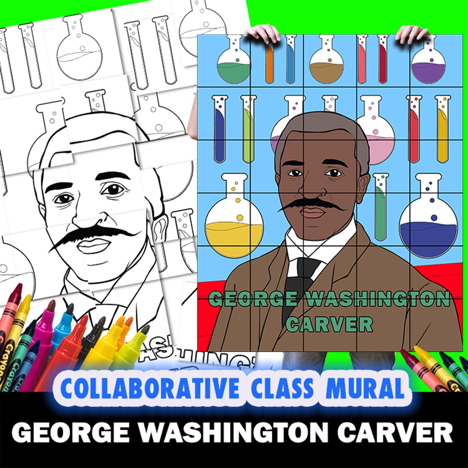 George Washington Carver Collaborative Mural: Black History Project ...