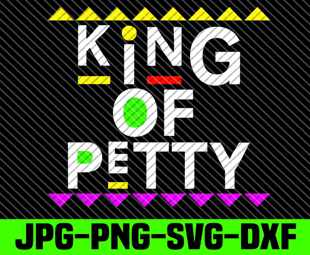 King of Petty SVG: Martin Style Cut File (digital Download) - Etsy