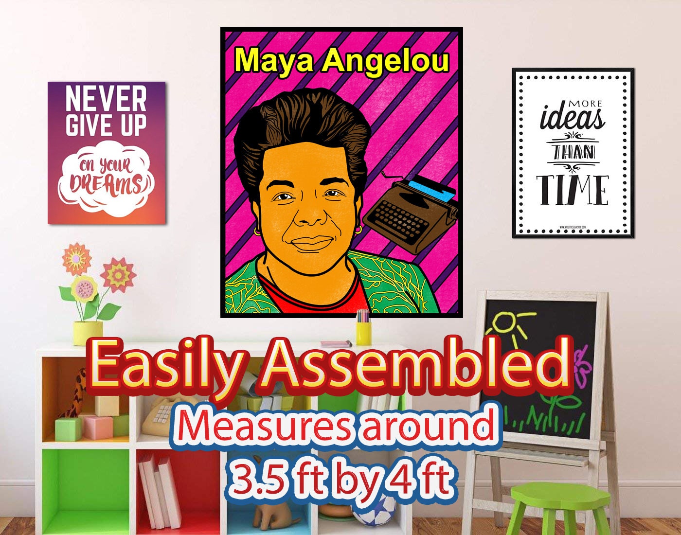 Maya Angelou, Collaborative Group Mural, Project Resource, Black ...