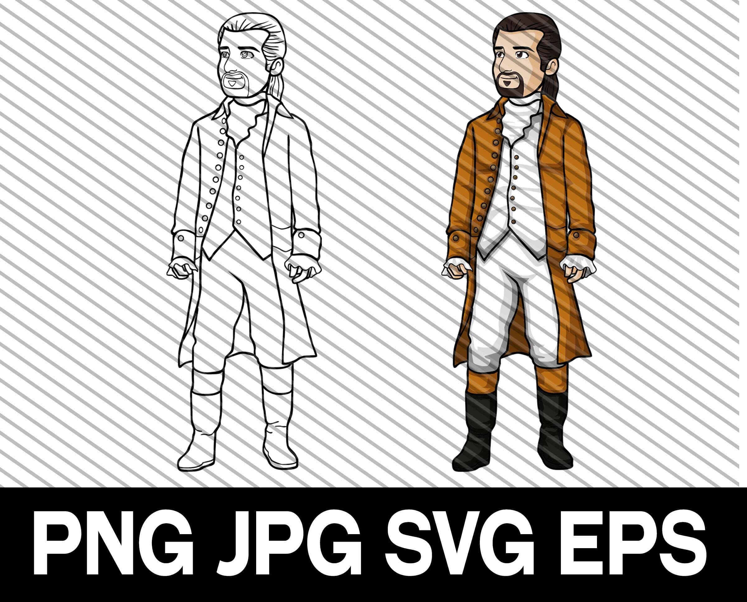 Hamilton, Clip Art, SVG, DXF, Cut File, Hamilton PNG, Alexander ...