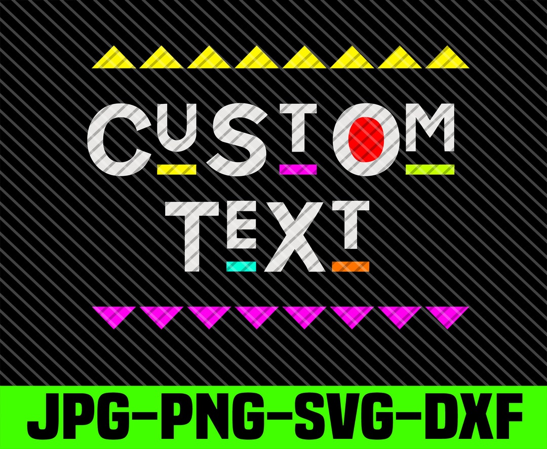 Custom Text, Martin Style, SVG, DXF, PNG, Cut File, Melanin, African ...