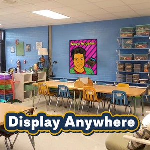 Maya Angelou, Collaborative Group Mural, Project Resource, Black ...