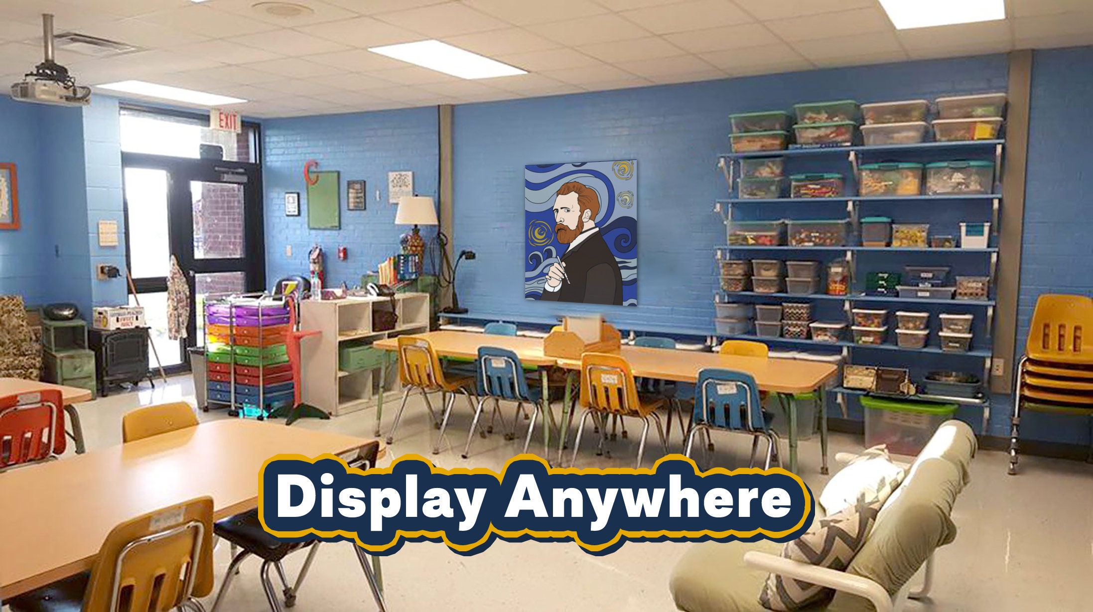 Van Gogh, Collaborative Group Mural, Project Resource, Dutch American ...