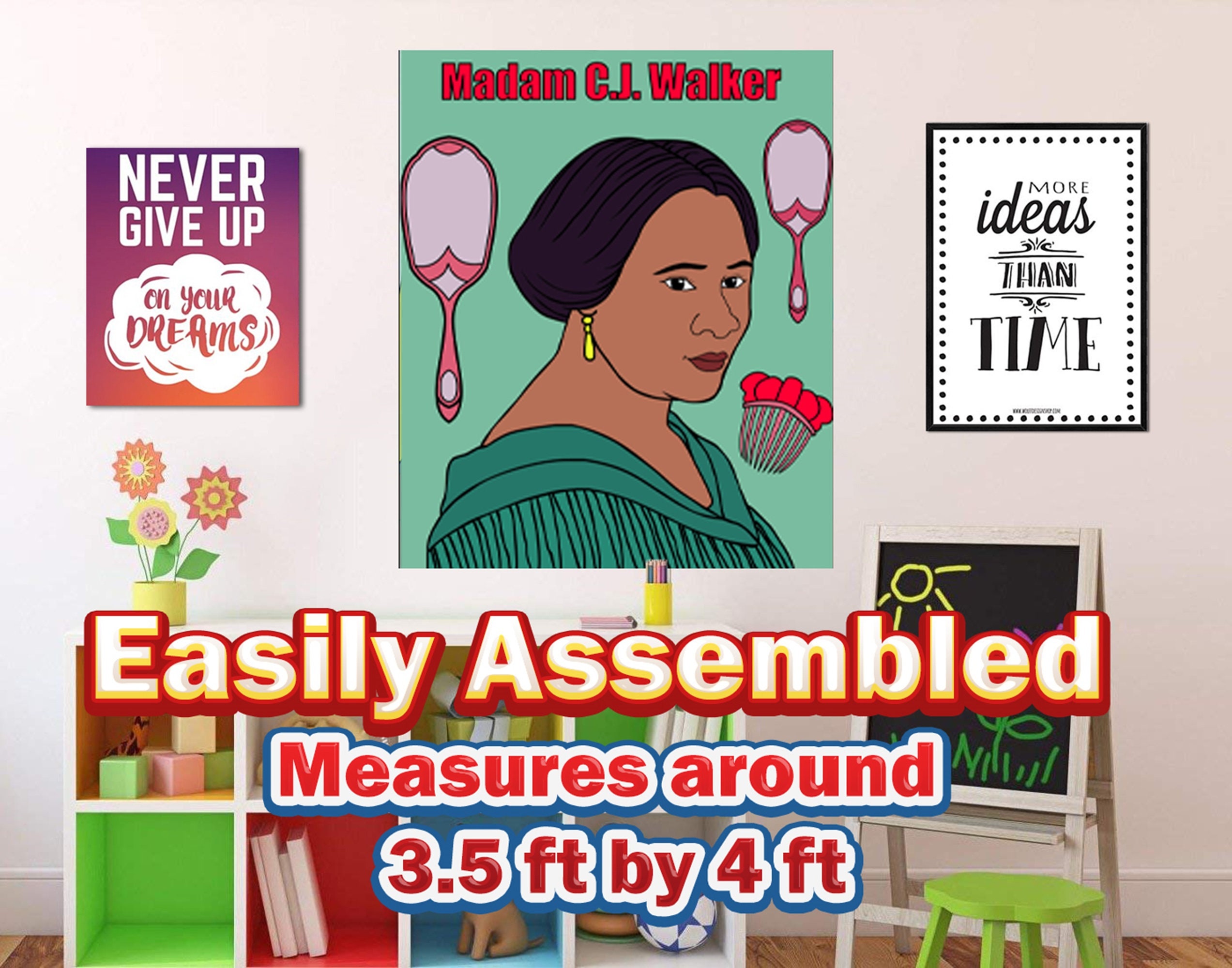 Madam C.J. Walker, Collaborative Mural, Project Resource, Black History ...