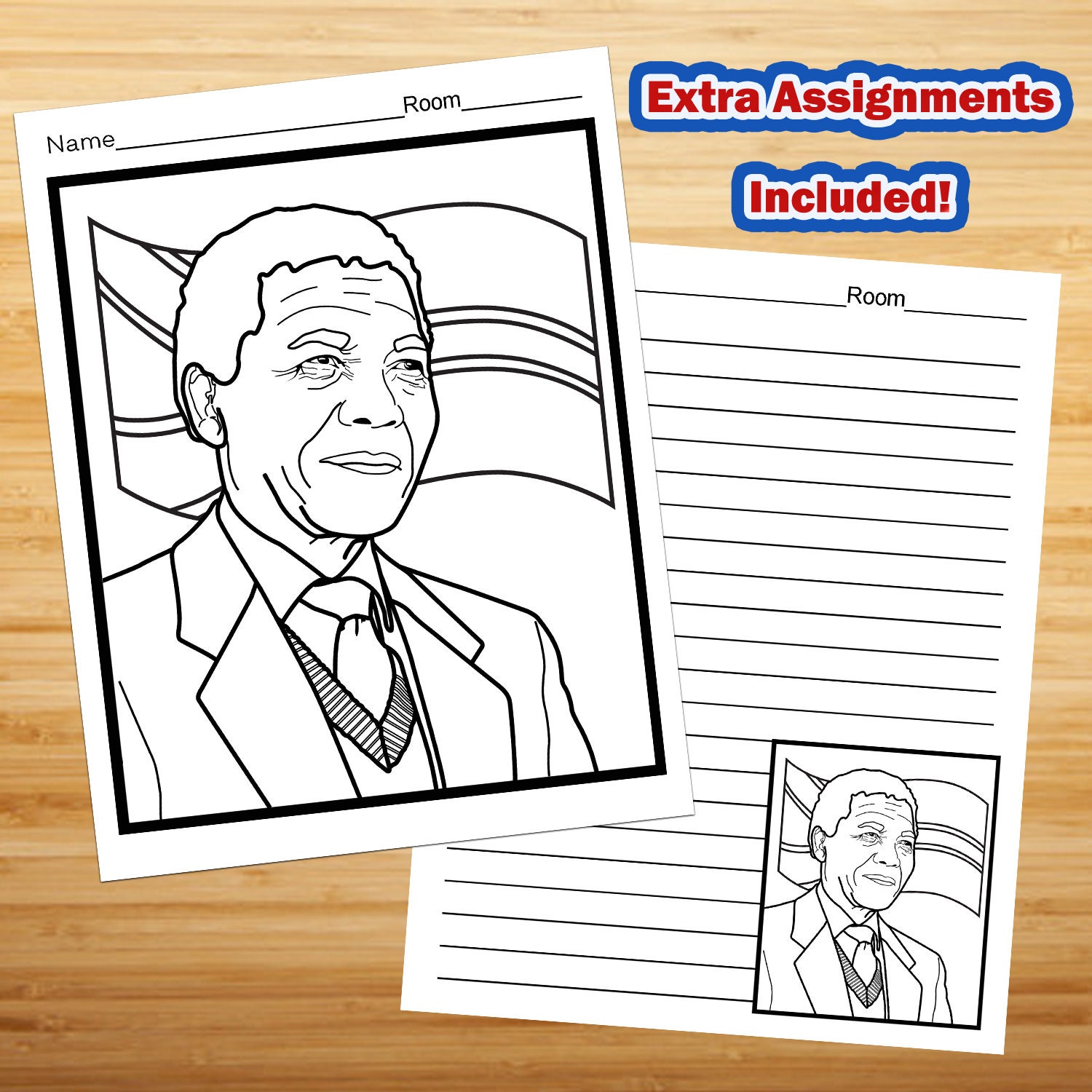 Nelson Mandela, Collaborative Group Mural, Project Resource, Black ...