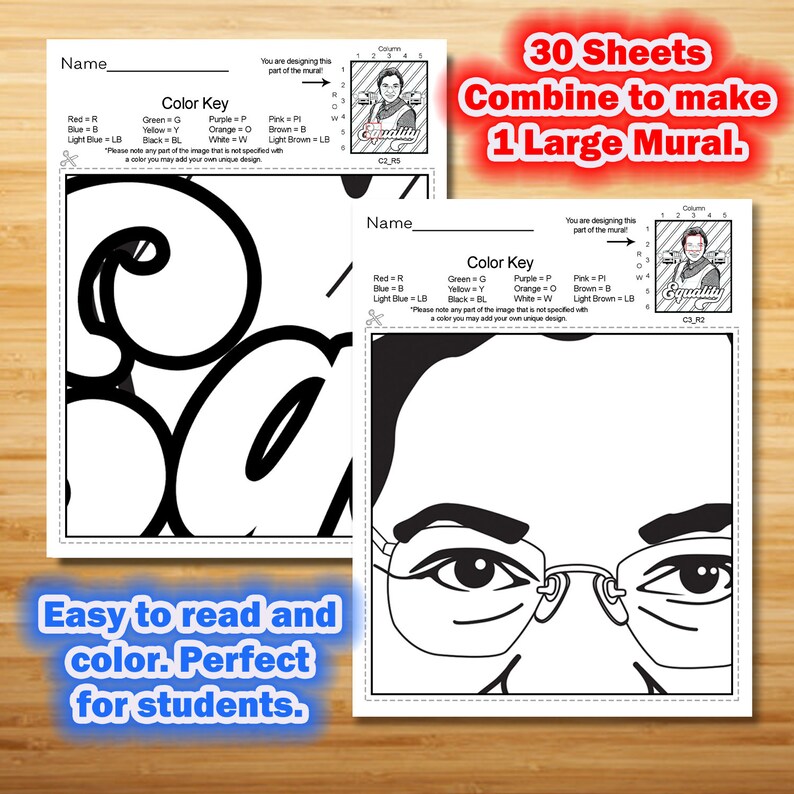 Rosa Parks, Collaborative Group Mural, Project Resource, Black History ...