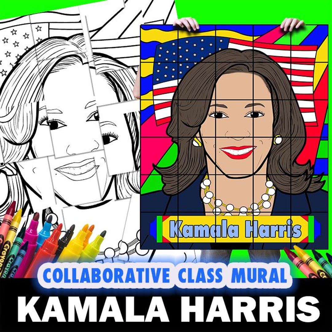 Kamala Harris, Jamaican Indian History, Collaborative Group Mural ...