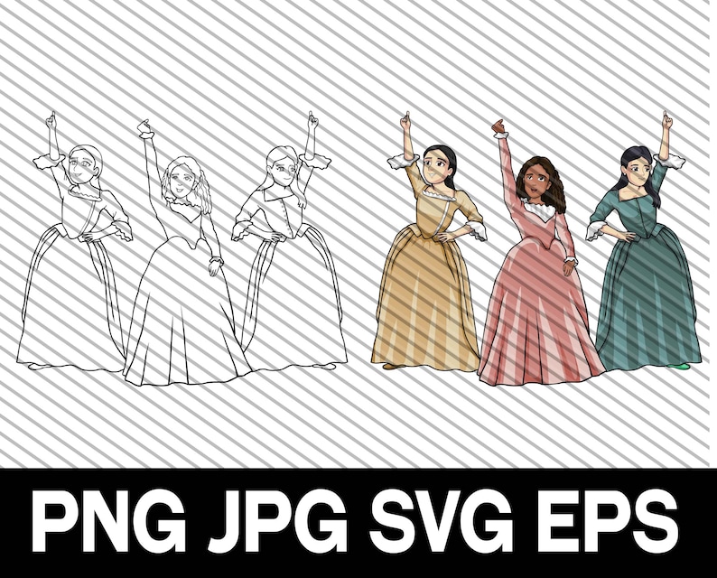 Hamilton Women, Clip Art, SVG, DXF, Cut File, Hamilton PNG, Hamilton ...