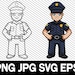 Police, PNG, Clip Art, SVG, DXF, Cut File, Policeman, Police Uniform - Etsy