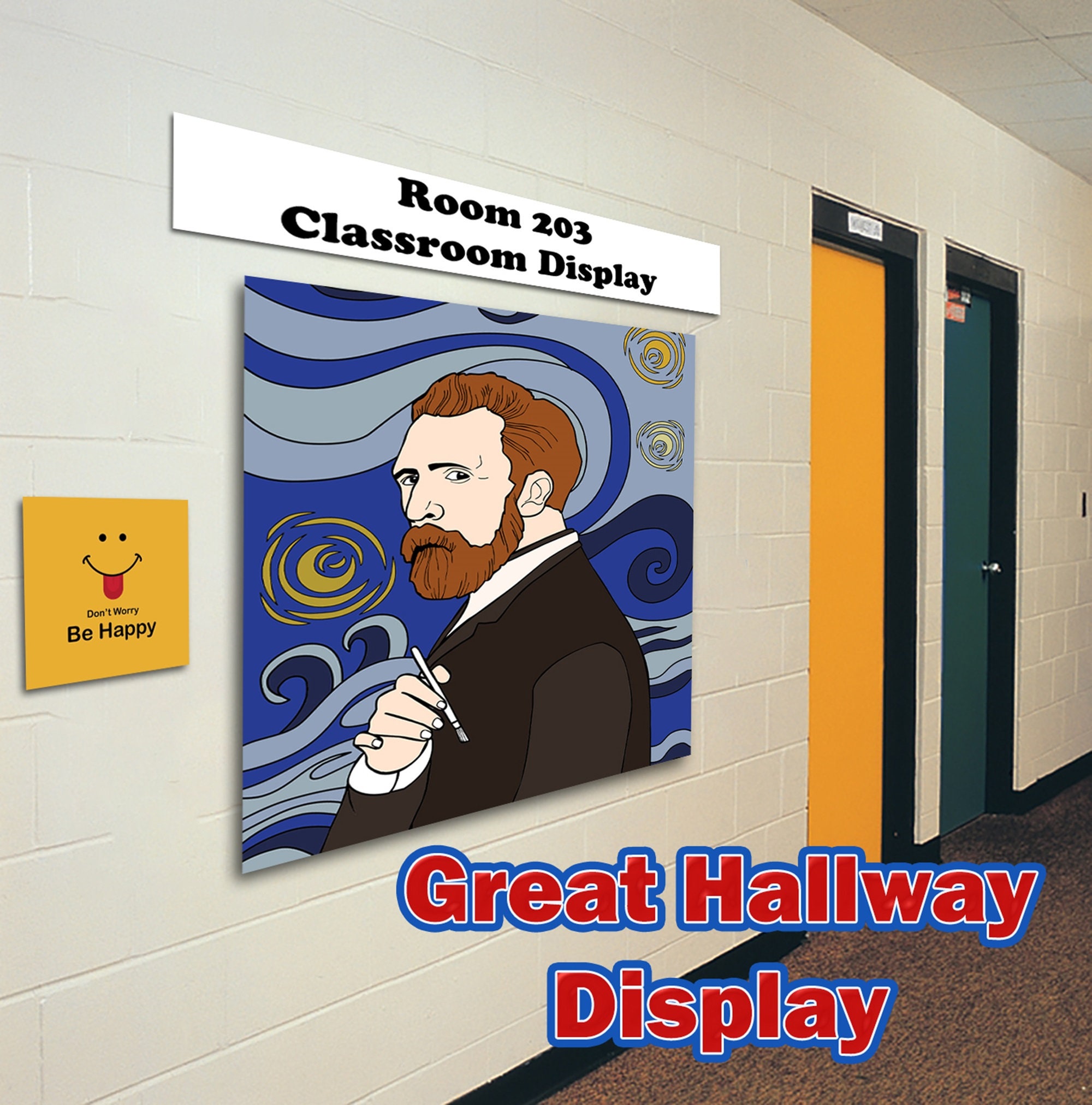 Van Gogh, Collaborative Group Mural, Project Resource, Dutch American ...