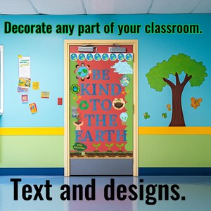 Earth Day Bulletin Board Kit, April Holiday Celebration Bulletin Board ...