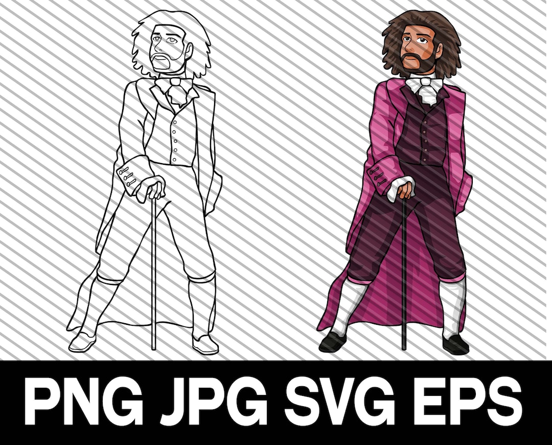 Hamilton, Clip Art, SVG, DXF, Cut File, Hamilton PNG, Thomas Jefferson ...