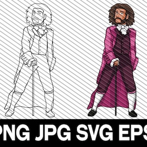 Hamilton, Clip Art, SVG, DXF, Cut File, Hamilton PNG, Thomas Jefferson ...