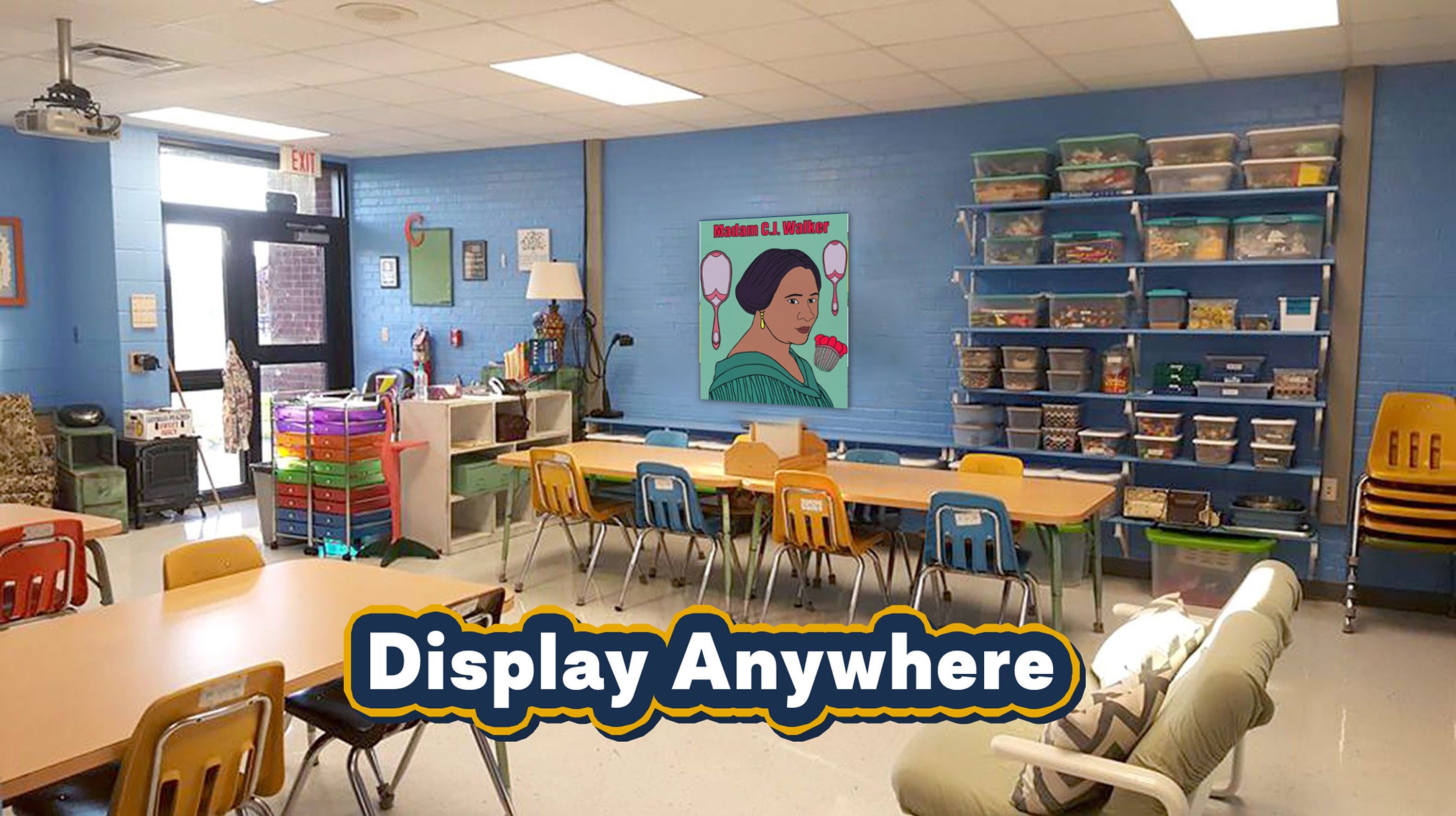 Madam C.J. Walker, Collaborative Mural, Project Resource, Black History ...