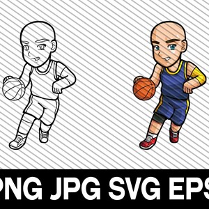 Basketball, SVG, DXF, Cut File, Basketball Clipart, Basketball Player ...