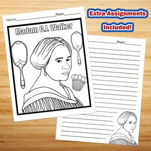 Madam C.J. Walker, Collaborative Mural, Project Resource, Black History ...